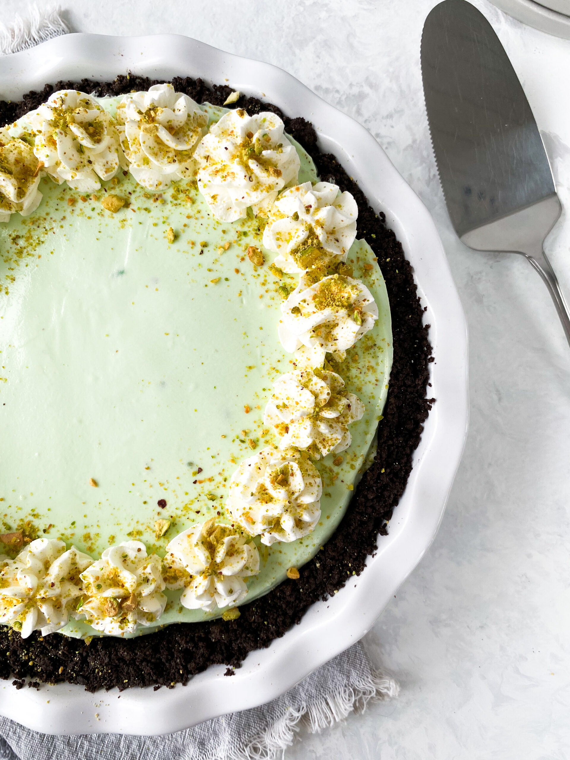 No-Bake Pistachio Pie