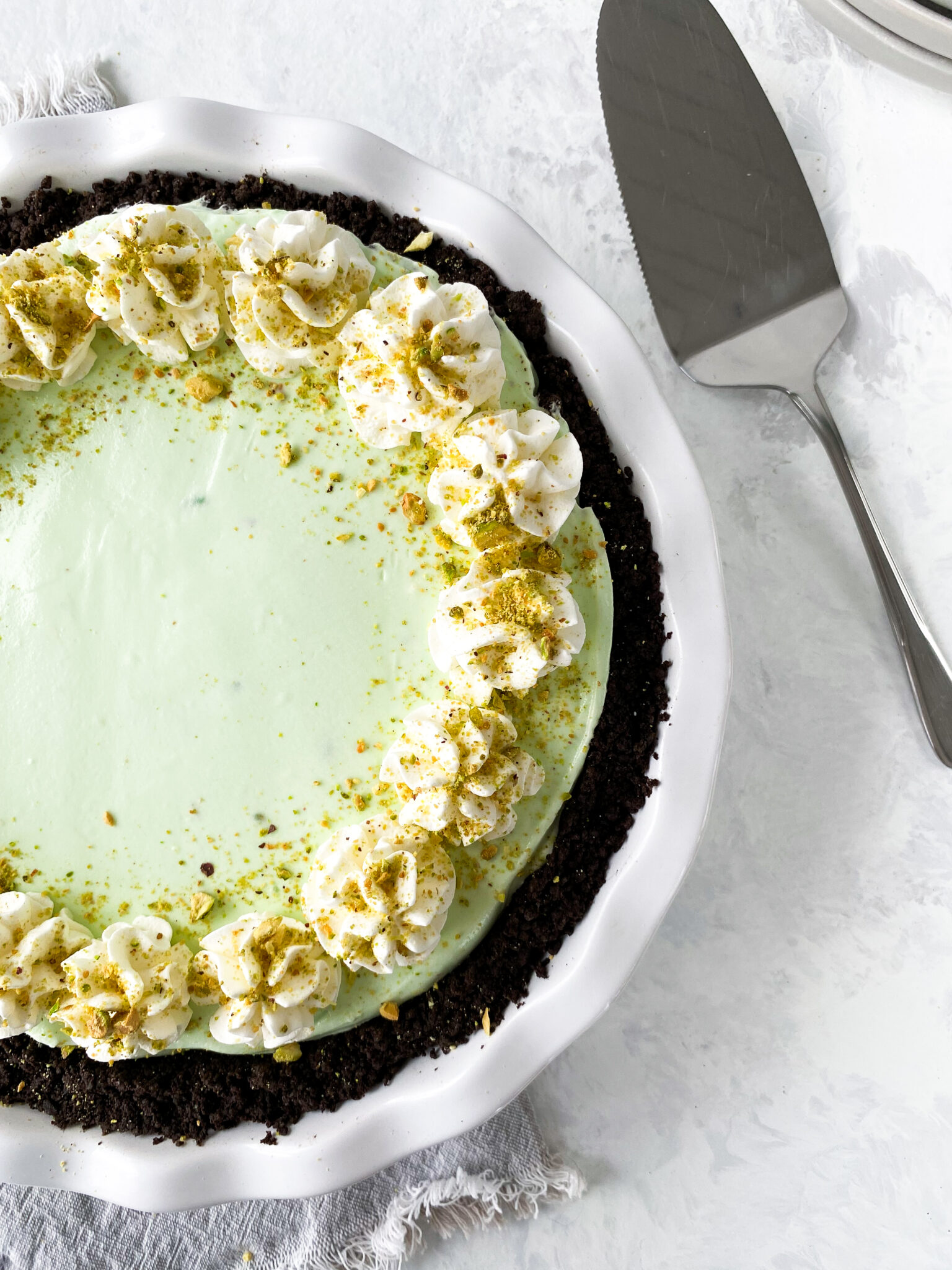 No-Bake Pistachio Pie